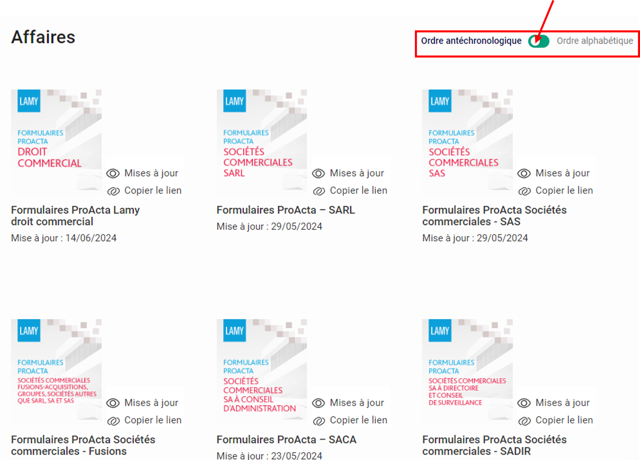Les formulaires – Lamyline Notaire