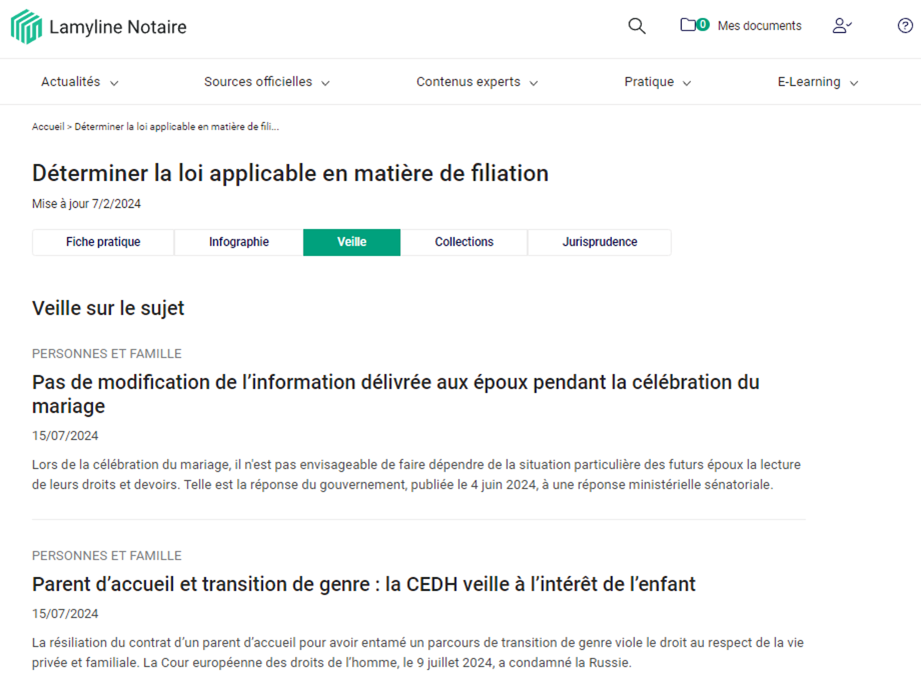 Les fiches pratiques – Lamyline Notaire