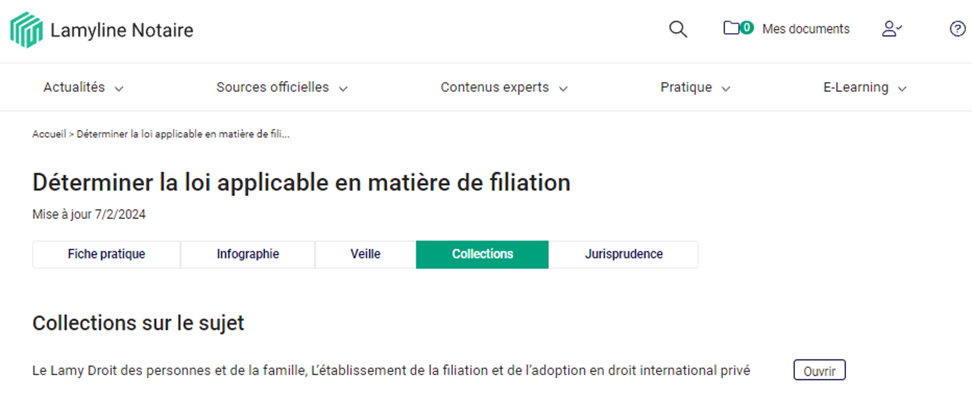 Les fiches pratiques – Lamyline Notaire