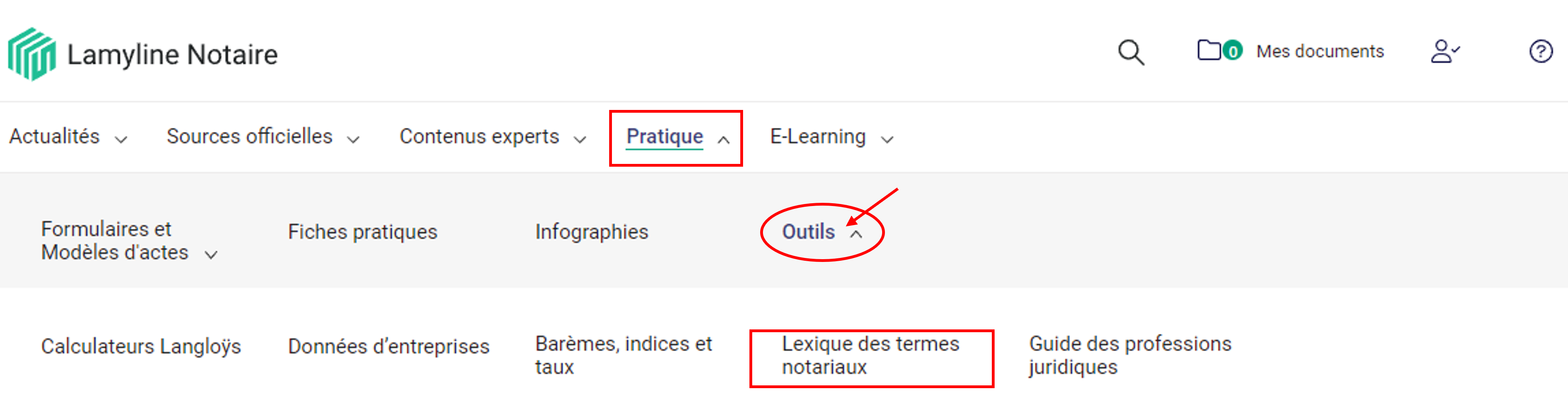 Lexique des termes notariaux – Lamyline Notaire